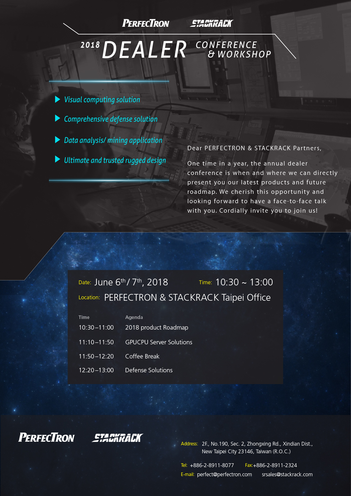 PERFECTRON & STACKRACK 2018 Dealer Conference & Workshop | StackRack